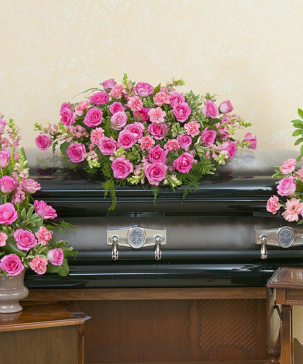 Peaceful Pink Trio | Value Funeral Flowers Fargo